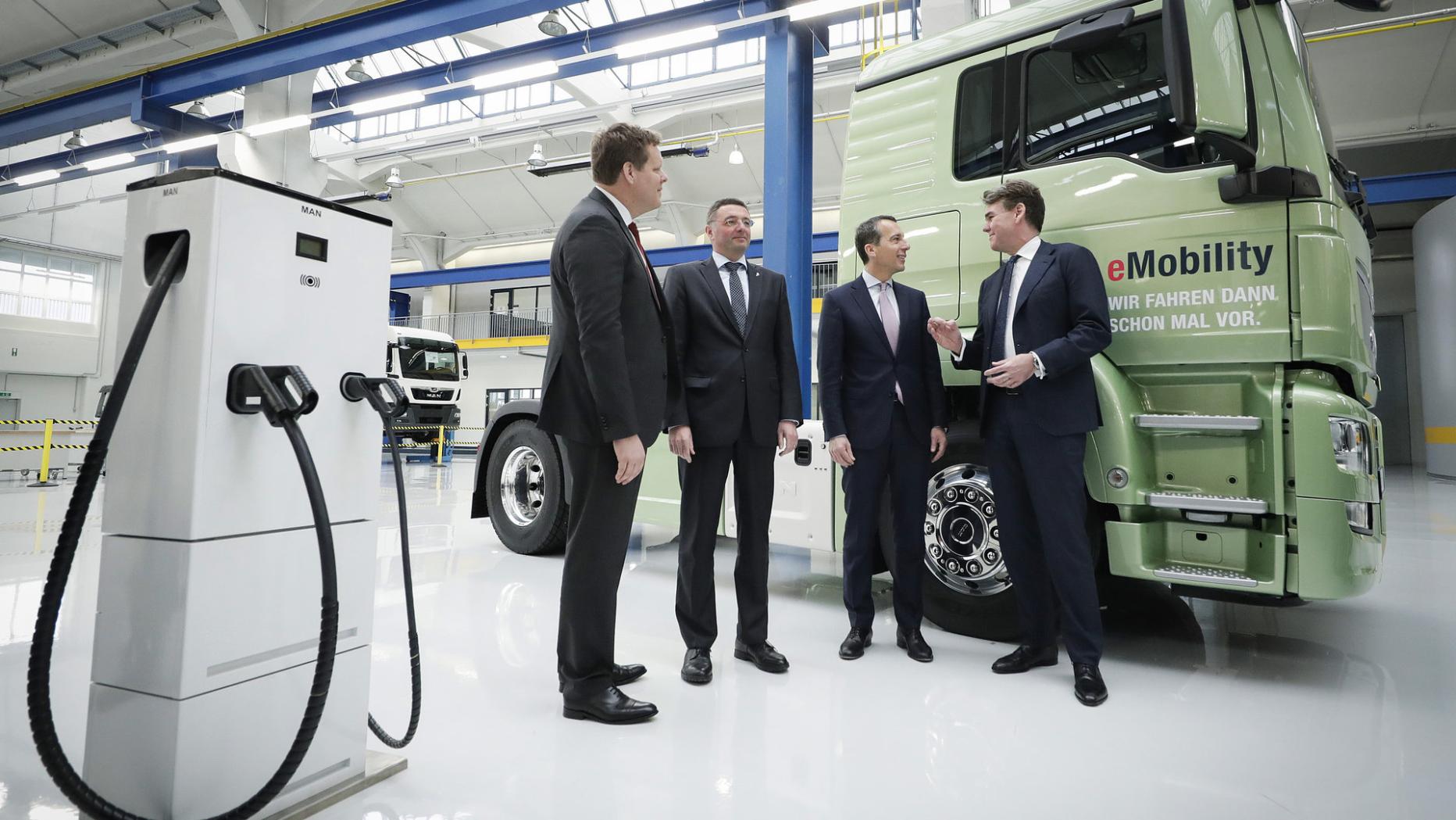 MAN Elektro-Lkw in Bildern