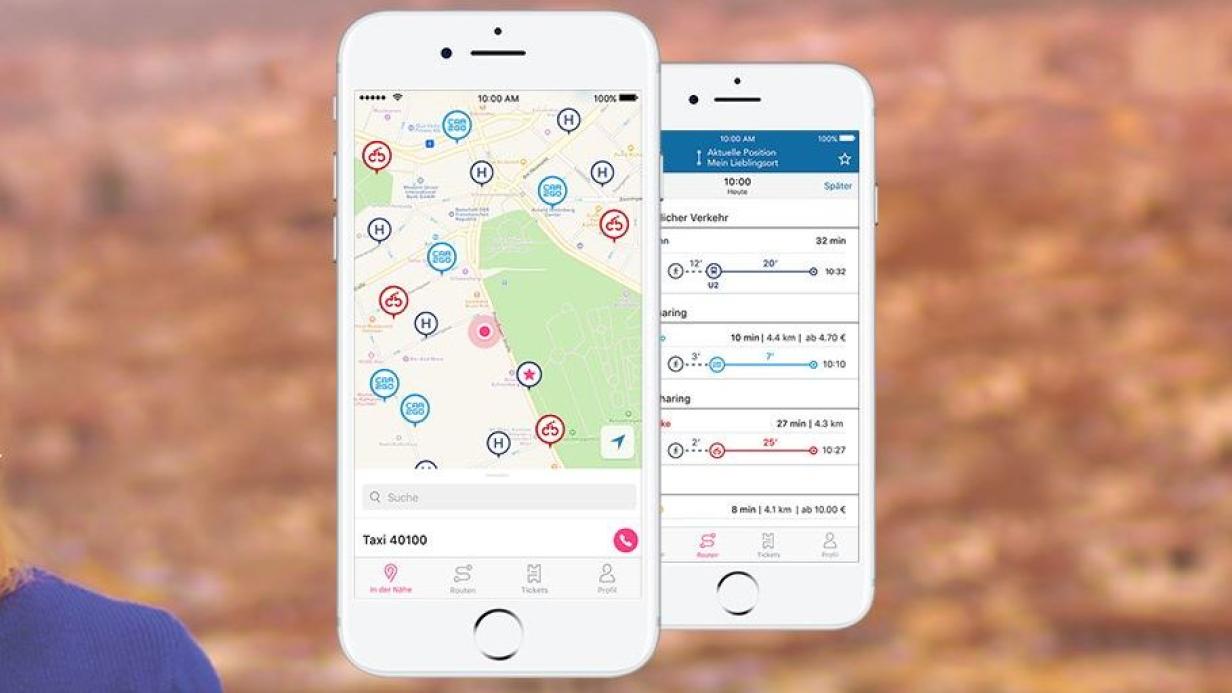 Routenplaner-App wegfinder gestartet