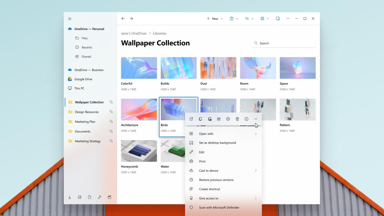 Neues Design von Windows 10 Datei Explorer begeistert User