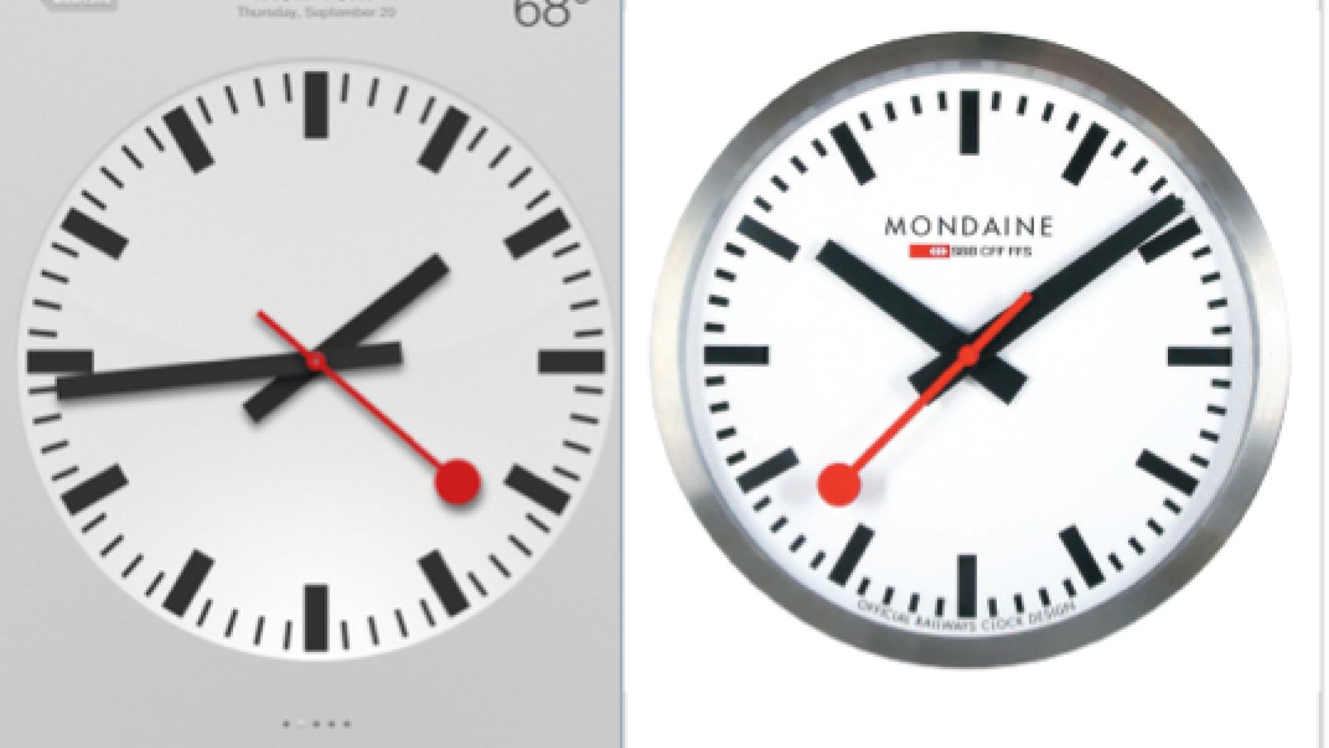 Apple kopiert Schweizer Bahnhofsuhr