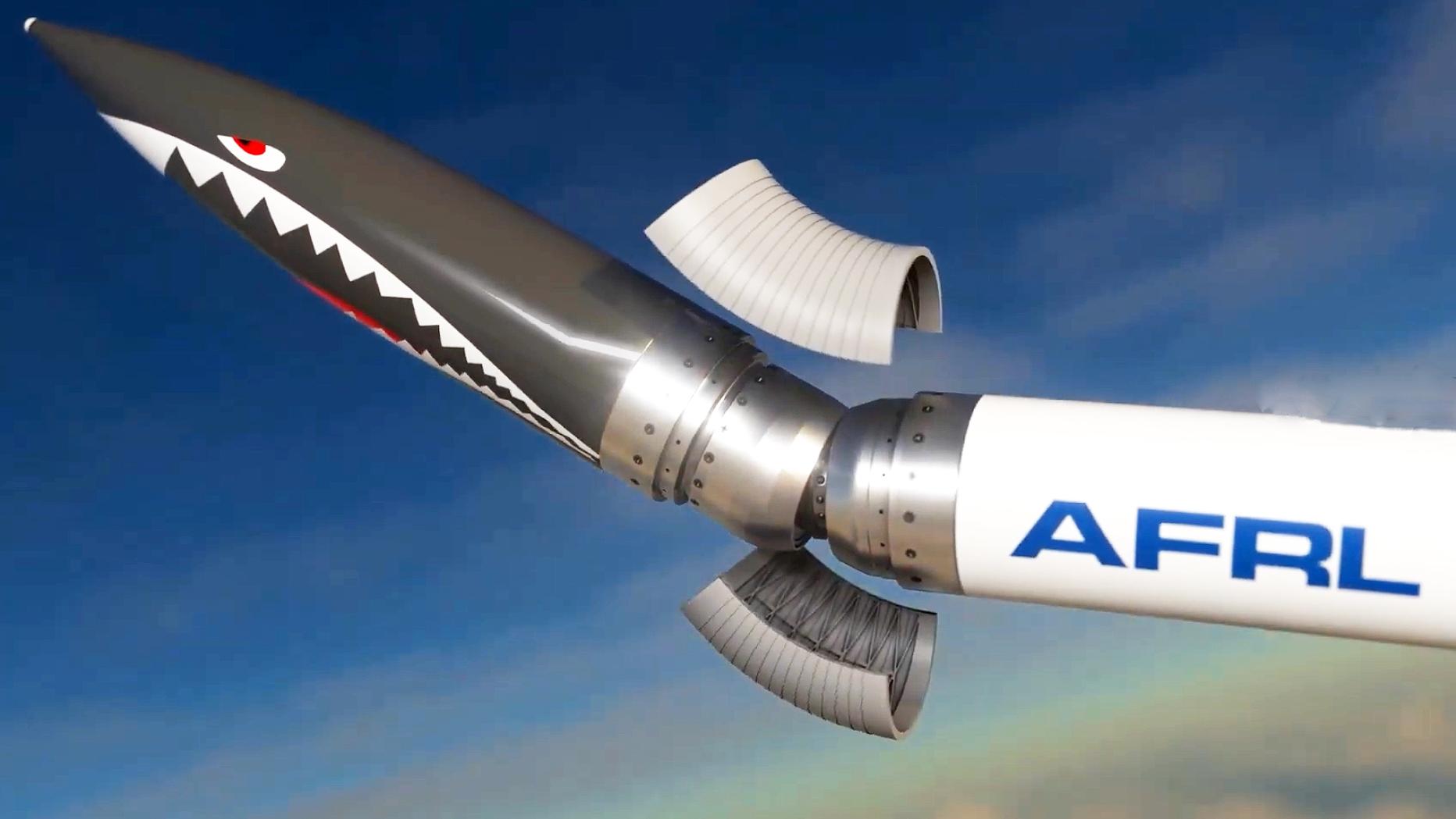Air Force baut Rakete, die sich im Flug verbiegt