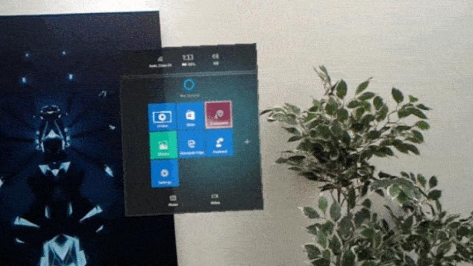 Microsoft zeigt Start-Menü von HoloLens