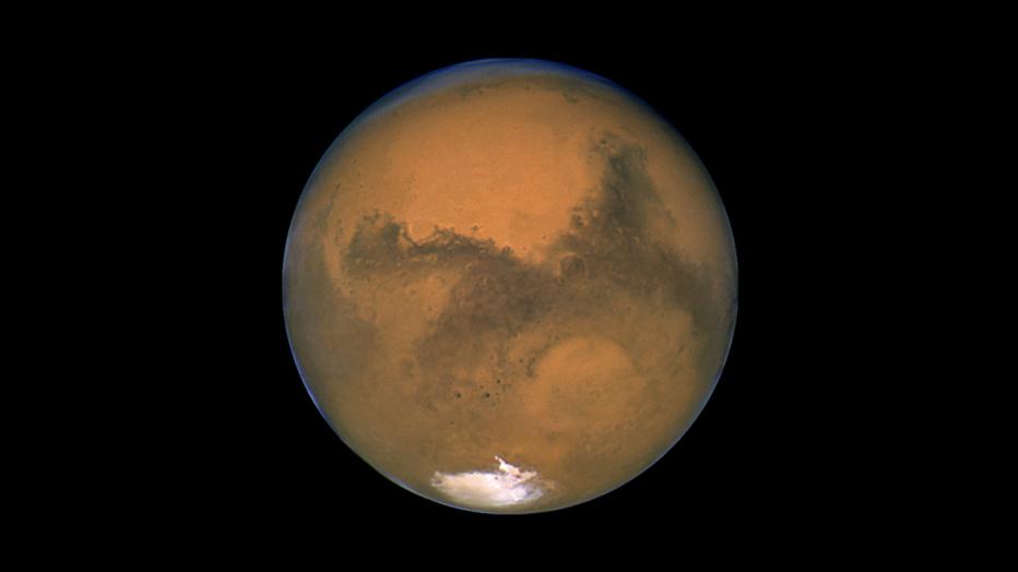 Genug Eis am Mars, um den ganzen Planet zu fluten