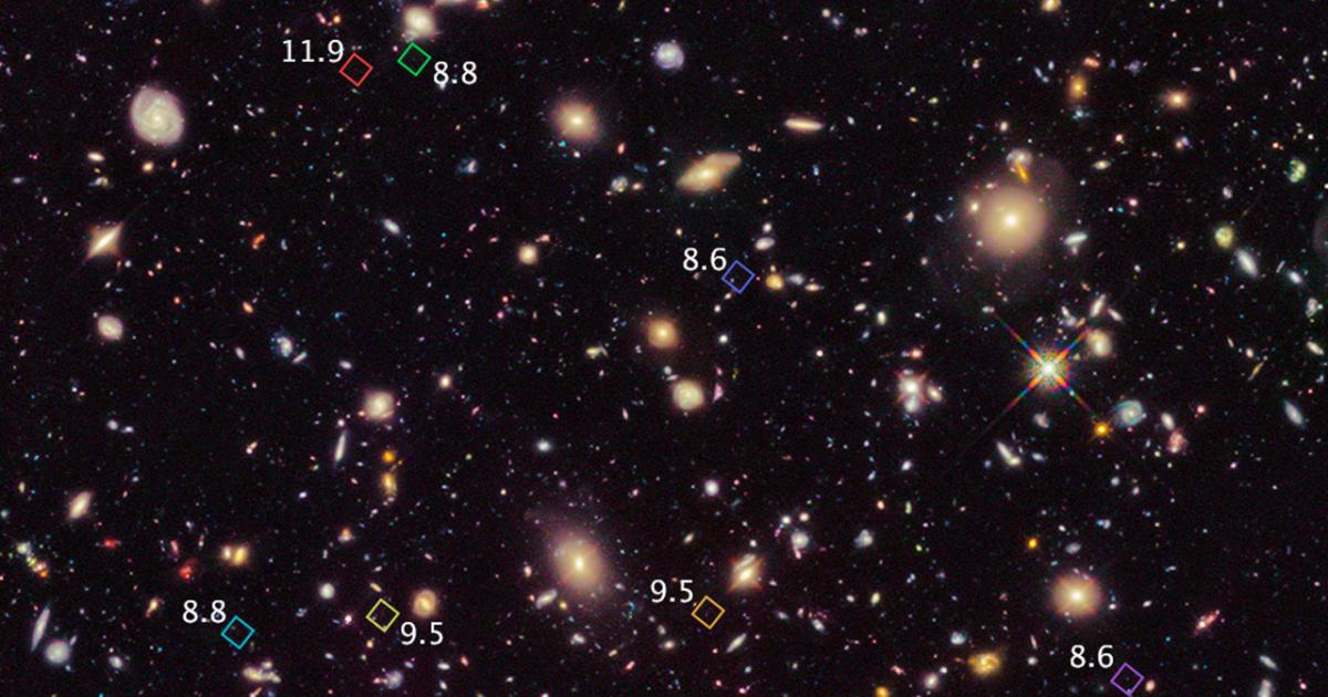 Monster-Galaxien wachsen aus riesigen Wolken kalten Gases