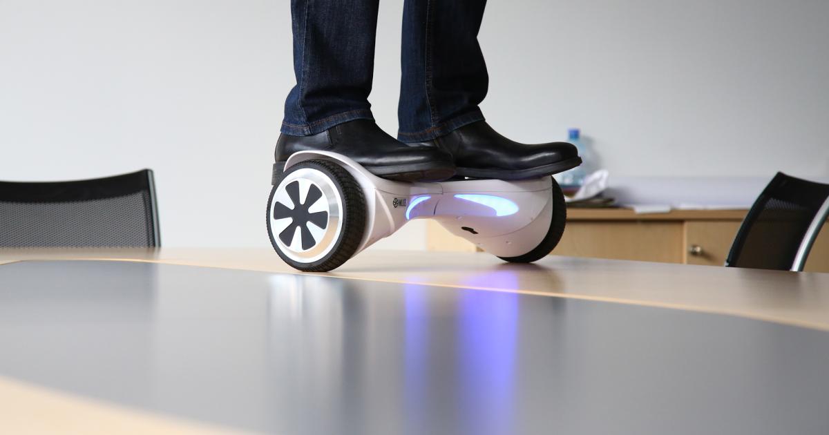 IWALKER urban im Test: Hoverboarden mit Musikbegleitung