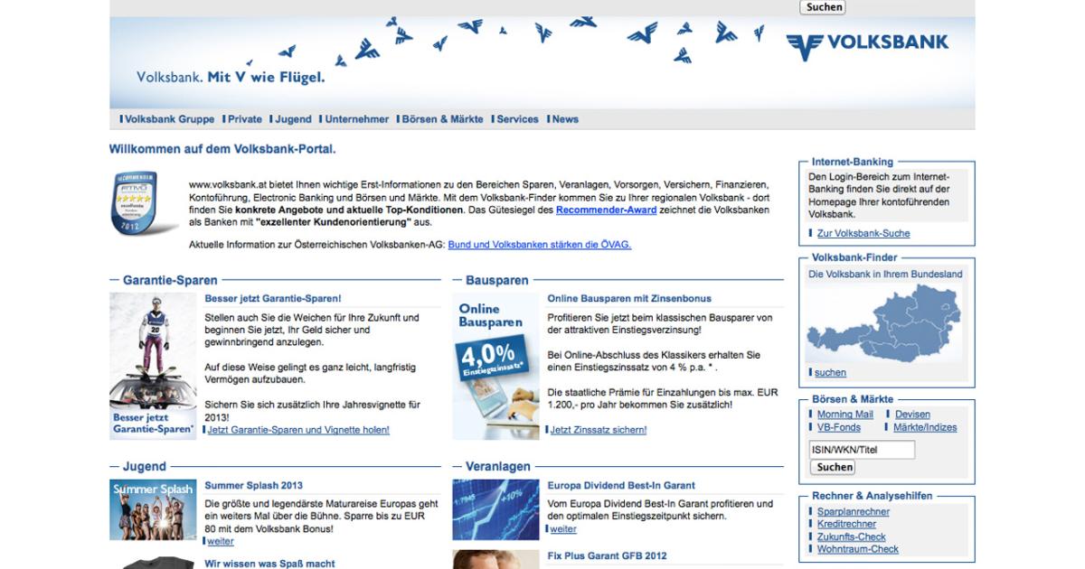 Volksbank in Bildern