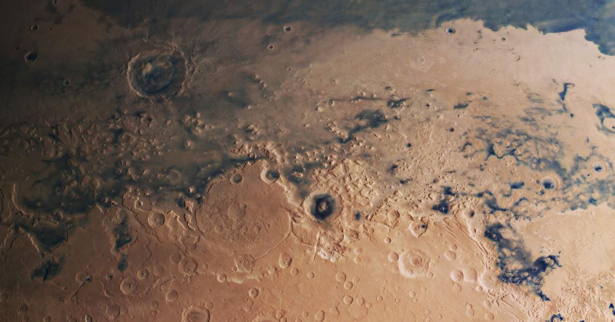 Blauer Mars: ESA veröffentlicht detailliertes Foto des Planeten