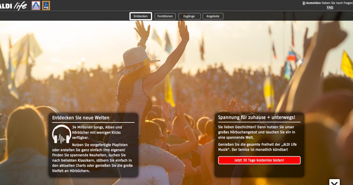 Aldi-Life: Discount Musik-Streaming im Test