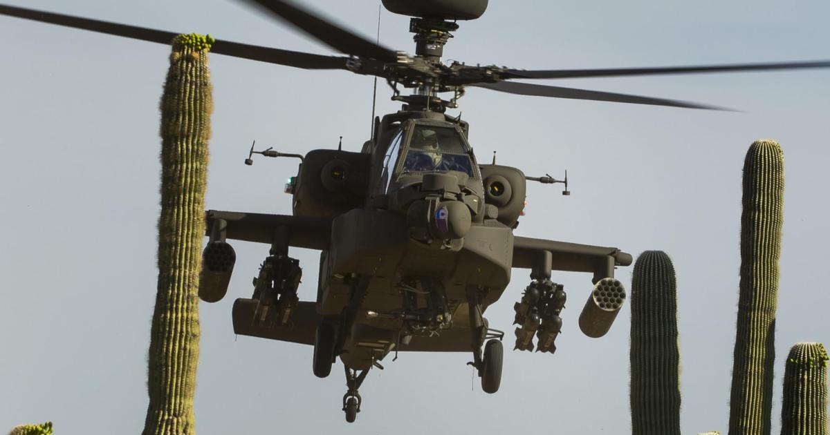 Neuer Apache-Helikopter kommt mit Laser-Abwehr