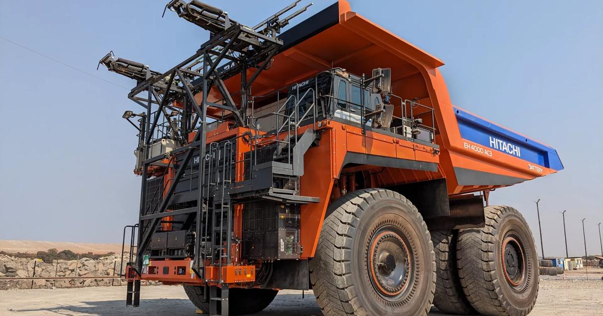 160 Tonnen unter Strom: Das ist der größte elektrische Kipplaster