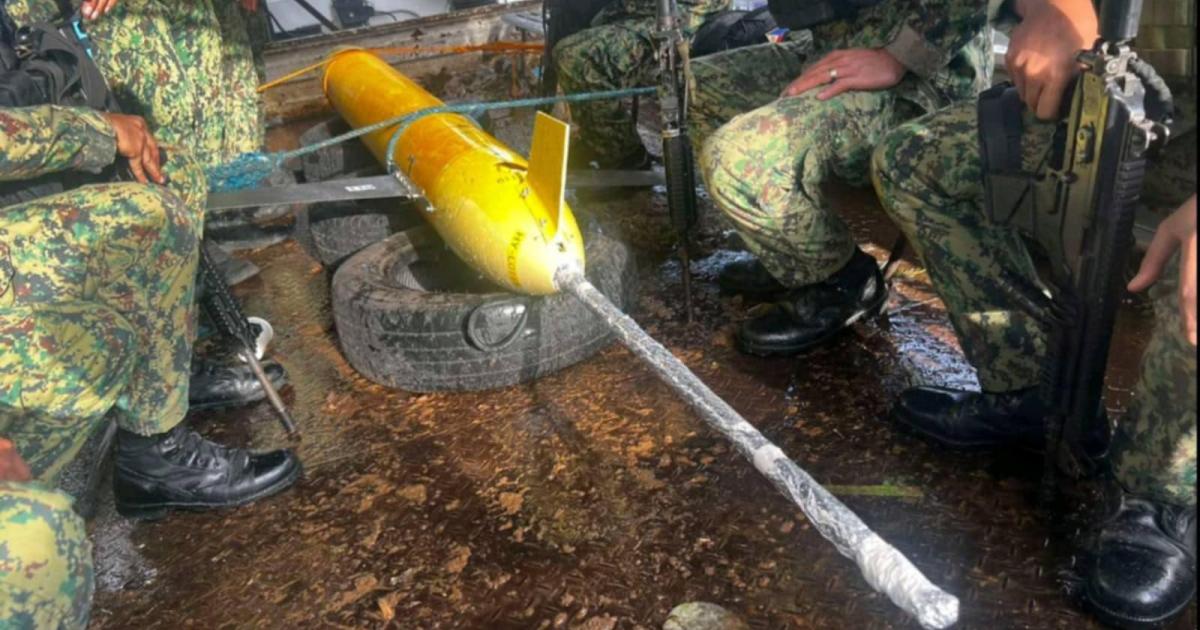 Fischer fangen rätselhafte chinesische Unterwasser-Drohne