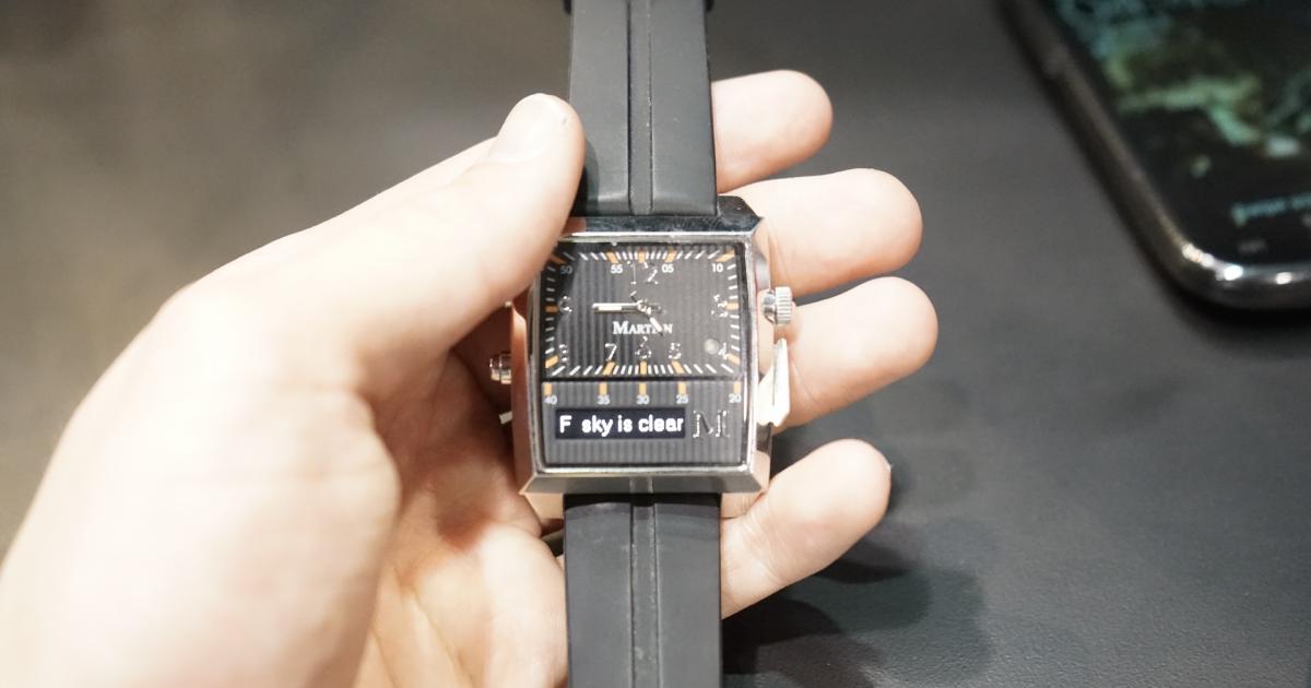 Galerie: Martian Smartwatch